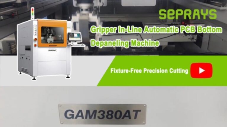 GAM 380AT Automatic PCB Depaneling – Revolutionize Production